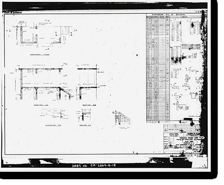 Historic Print, Travis Air Force Base, Building No. 925, W Street ...