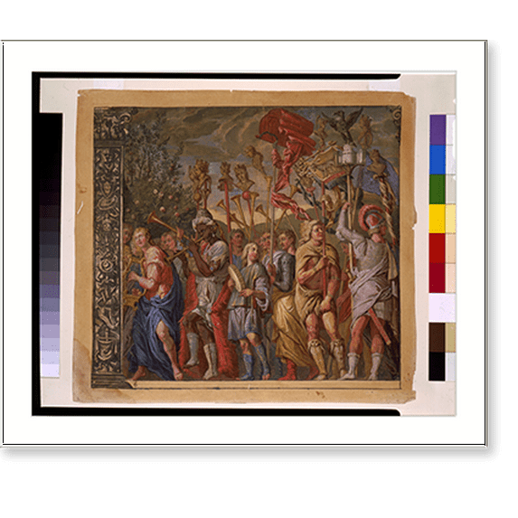 Historic Print, [Triunph(us) Caesaris (The triumph of Julius Caesar ...