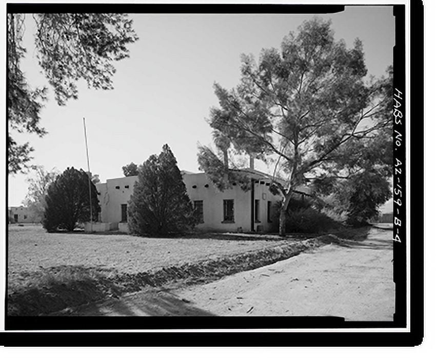 Historic Print, Tucson Plant Materials Center, Administration Building ...