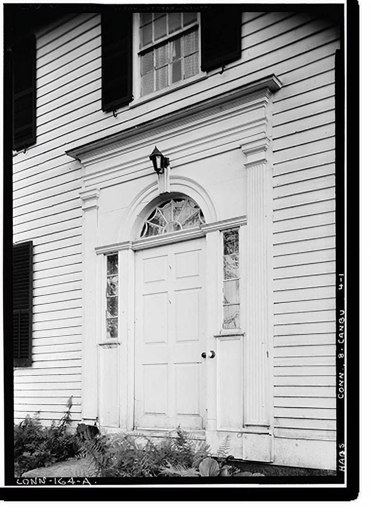 Historic Print, Turnpike House (Doorway), Route 14, Canterbury, Windham ...