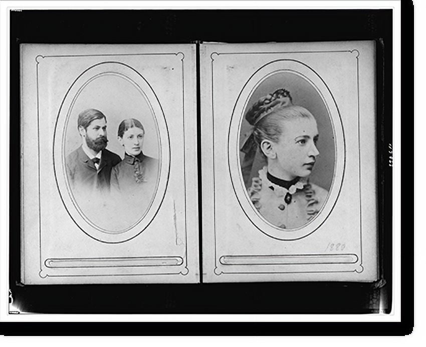 Historic Print, [Two portraits on cartes de visite: Sigmund Freud and ...