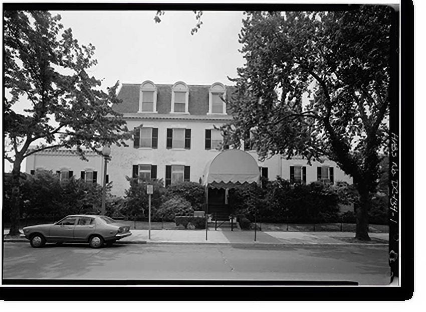 Historic Print, U.S. Marine Corps Commandant's House, 801 G Street ...