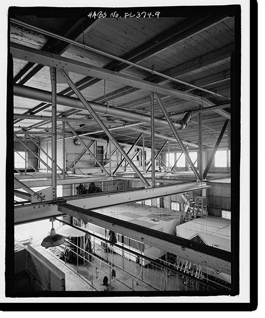 Historic Print, U.S. Naval Air Station, Seaplane Hangar, Pensacola ...