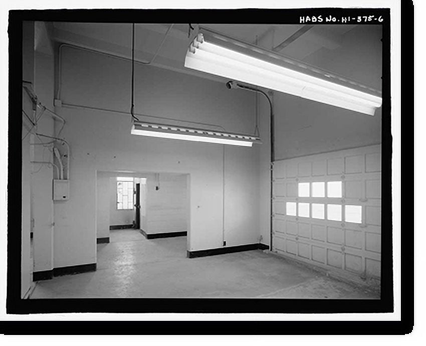 Historic Print, U.S. Naval Base, Pearl Harbor, Fire Station, Liscome ...