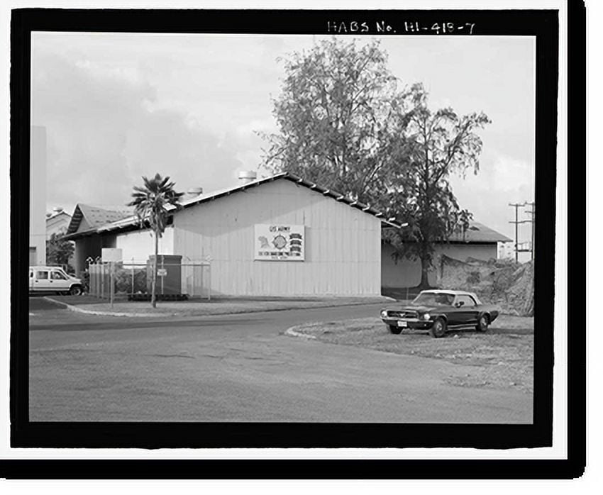 Historic Print, U.S. Naval Base, Pearl Harbor, Naval Air Base Temporary ...