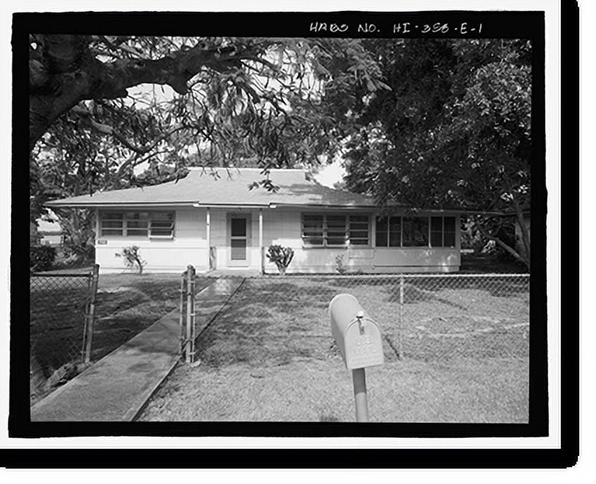 Historic Print, U.S. Naval Base, Pearl Harbor, Naval Housing Area Pearl ...