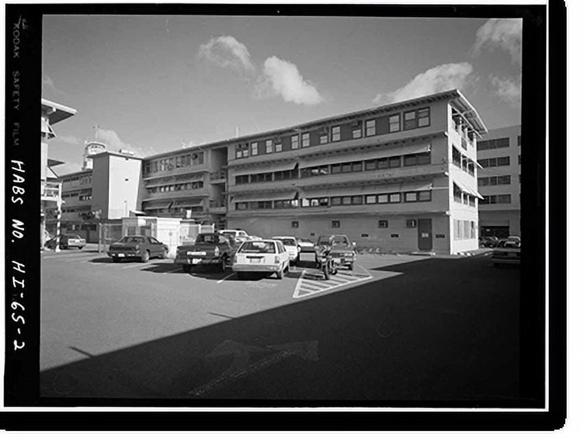 Historic Print, U.S. Naval Base, Pearl Harbor, Naval Shipyard, Building ...