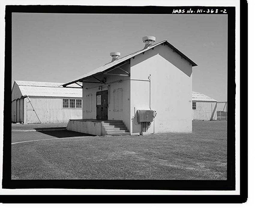Historic Print, U.S. Naval Base, Pearl Harbor, Pyrotechnic Magazine ...