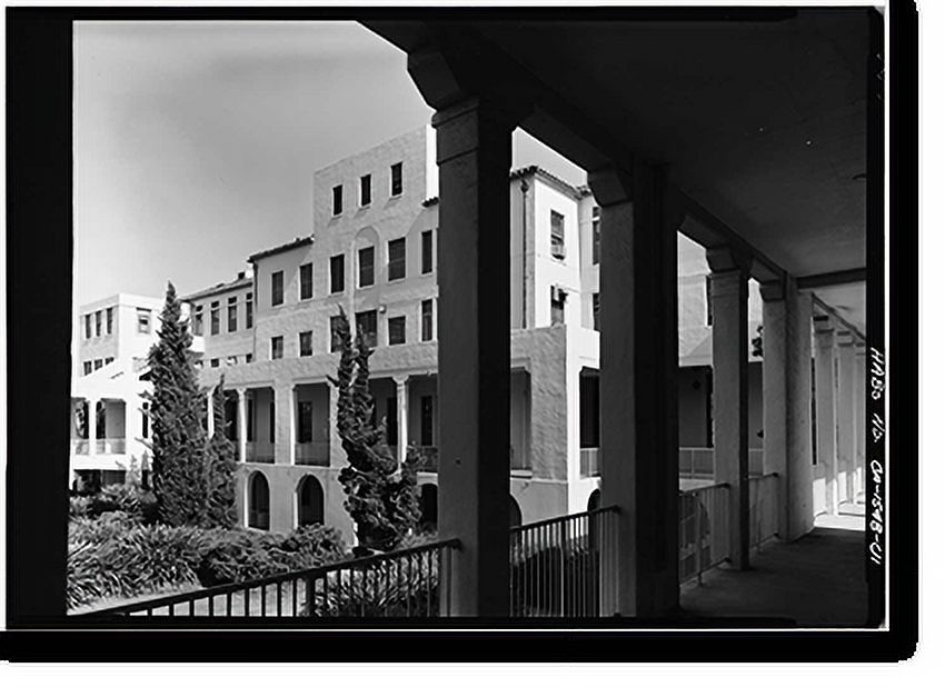 Historic Print, U.S. Naval Hospital, South Ward, Park Boulevard, Balboa ...