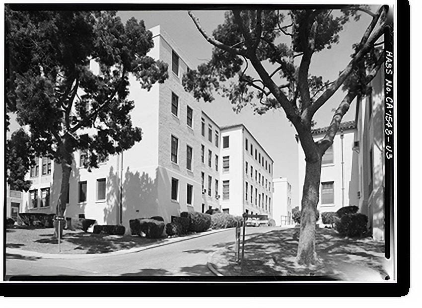Historic Print, U.S. Naval Hospital, South Ward, Park Boulevard, Balboa ...