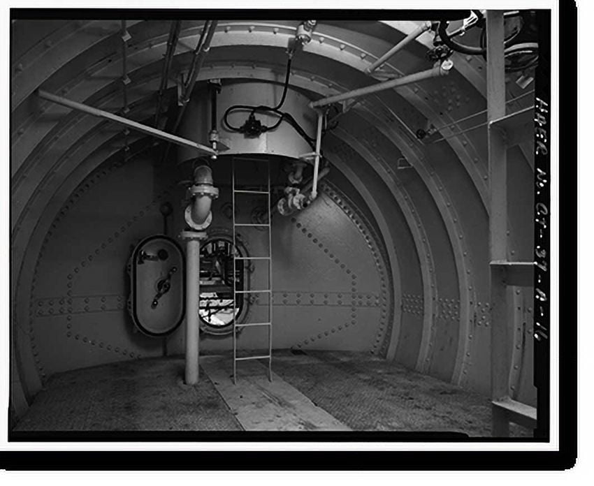 Historic Print, U.S. Naval Submarine Base, New London Submarine Escape ...