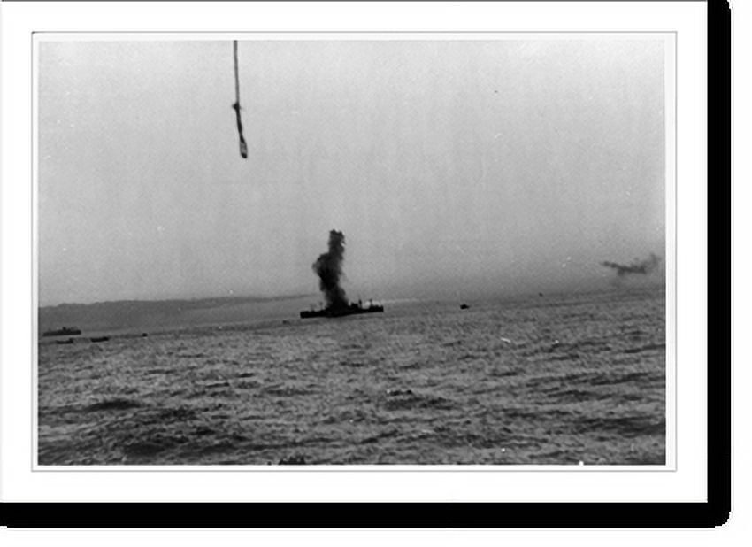 Historic Print, The U.S. transport, Edward Rutledge, just as she was ...