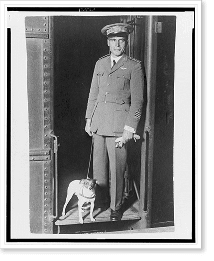 Historic Print, [Umberto Nobile, full-length portrait, dressed in ...