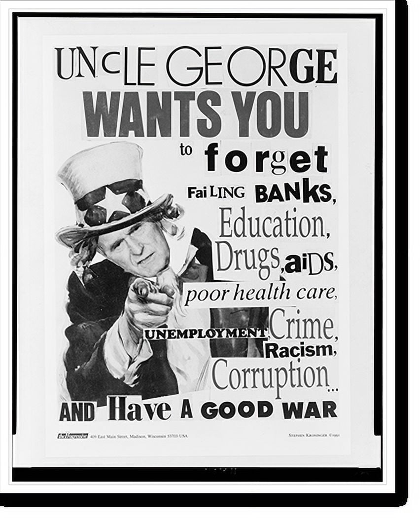 Historic Print, Uncle George wants you to forget failing banks ...