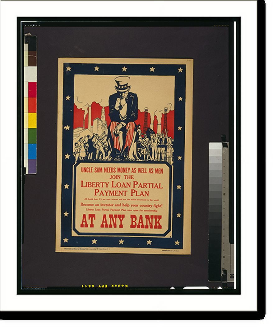 Historic Print, Uncle Sam needs money as well as men. Join the Liberty ...