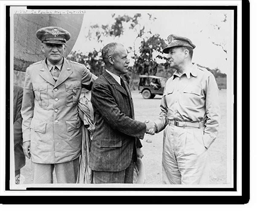 Historic Print, [Under Secretary of War Robert Patterson shaking hands ...