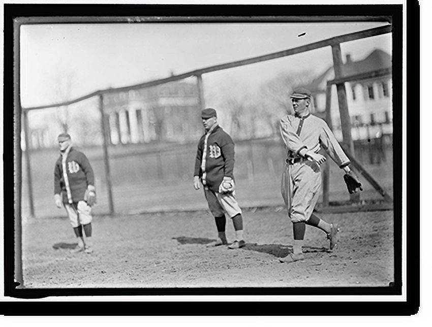 Historic Print, [Unidentified, Frank LaPorte, and Clyde Milan ...