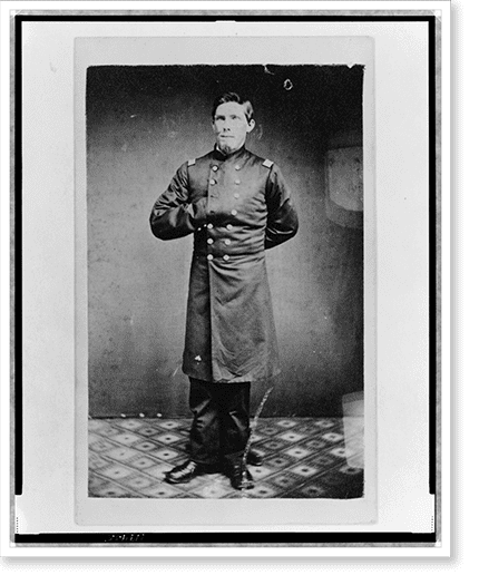 Historic Print, [Unidentified Union officer, full-length portrait ...