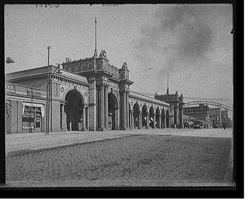 Historic Print, [Union Station, Columbus, Ohio], 16" x 20" - Walmart.com
