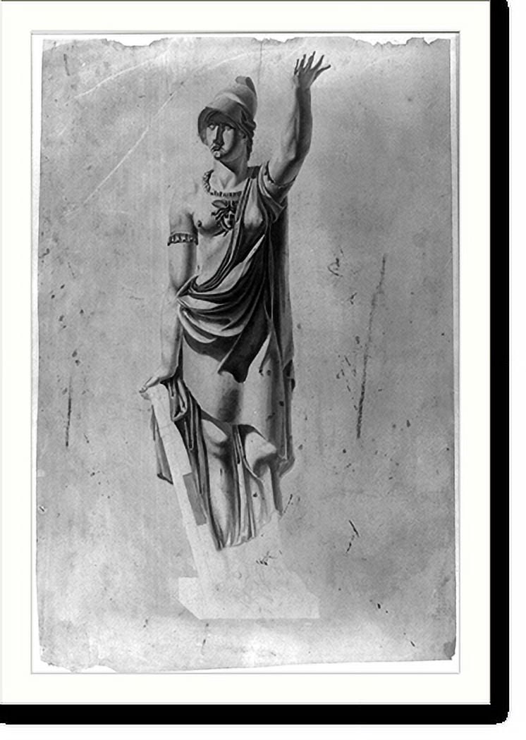 Historic Print, [United States Capitol, Washington, D.C. Architectural ...