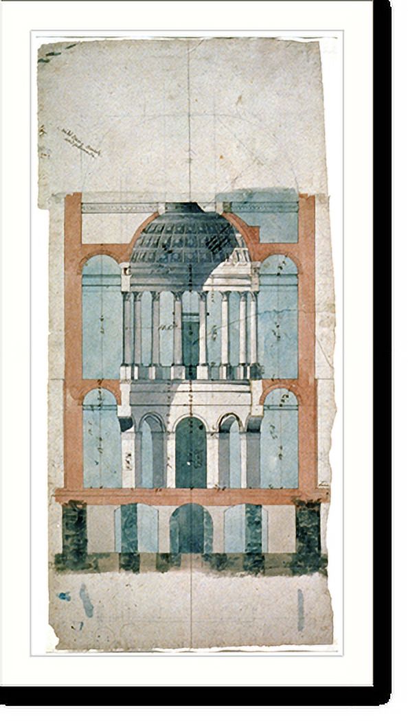 Historic Print, [United States Capitol, Washington, D.C. North wing ...