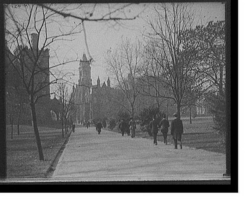 Historic Print, [University of Pennsylvania, main entrance to campus ...