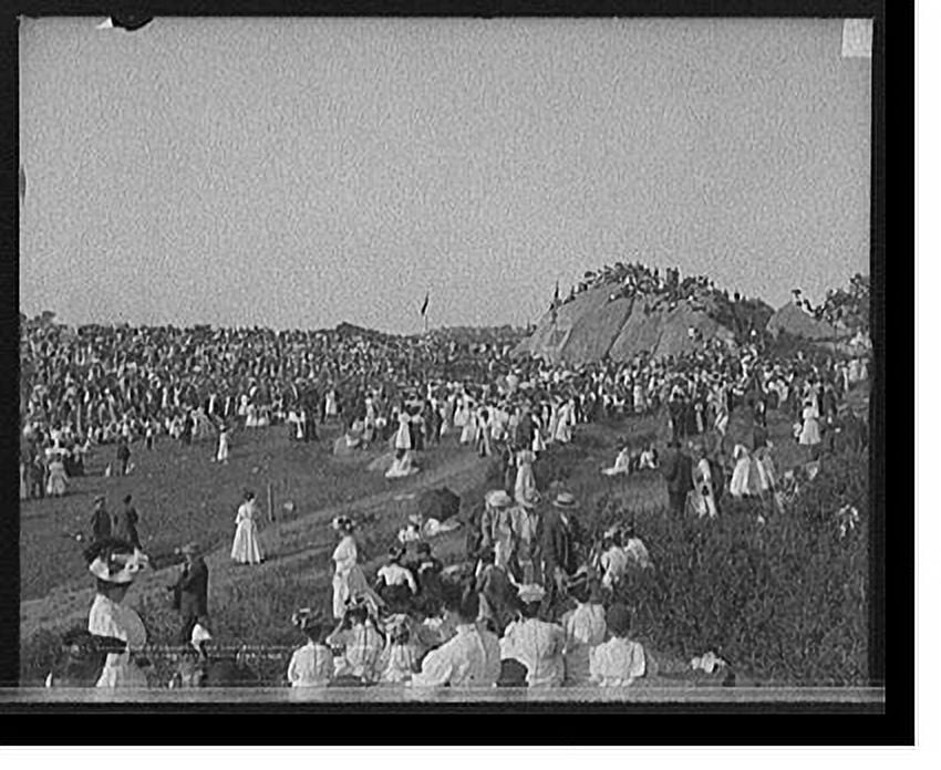 Historic Print, Unveiling tablet commemorating first settelment [sic ...