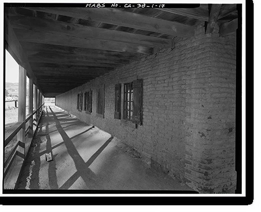 Historic Print, Vallejo Adobe, Adobe Road at Casa Grande, Petaluma ...