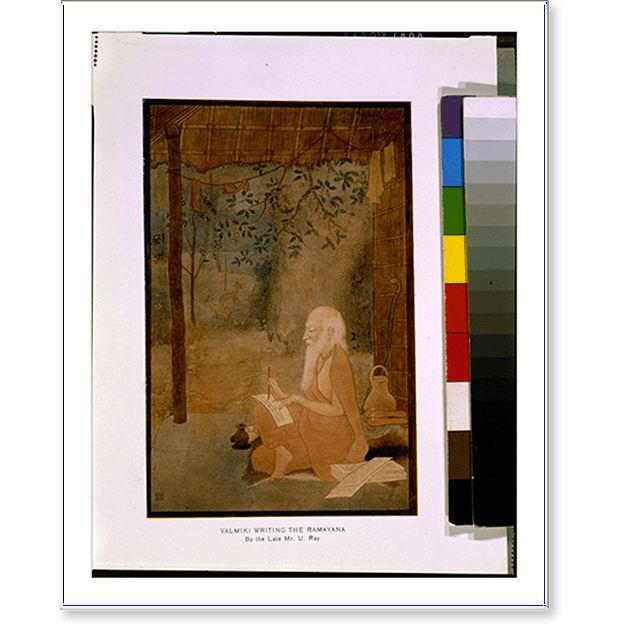 Historic Print, Valmiki writing the Ramayana, 16" x 20" - Walmart.com