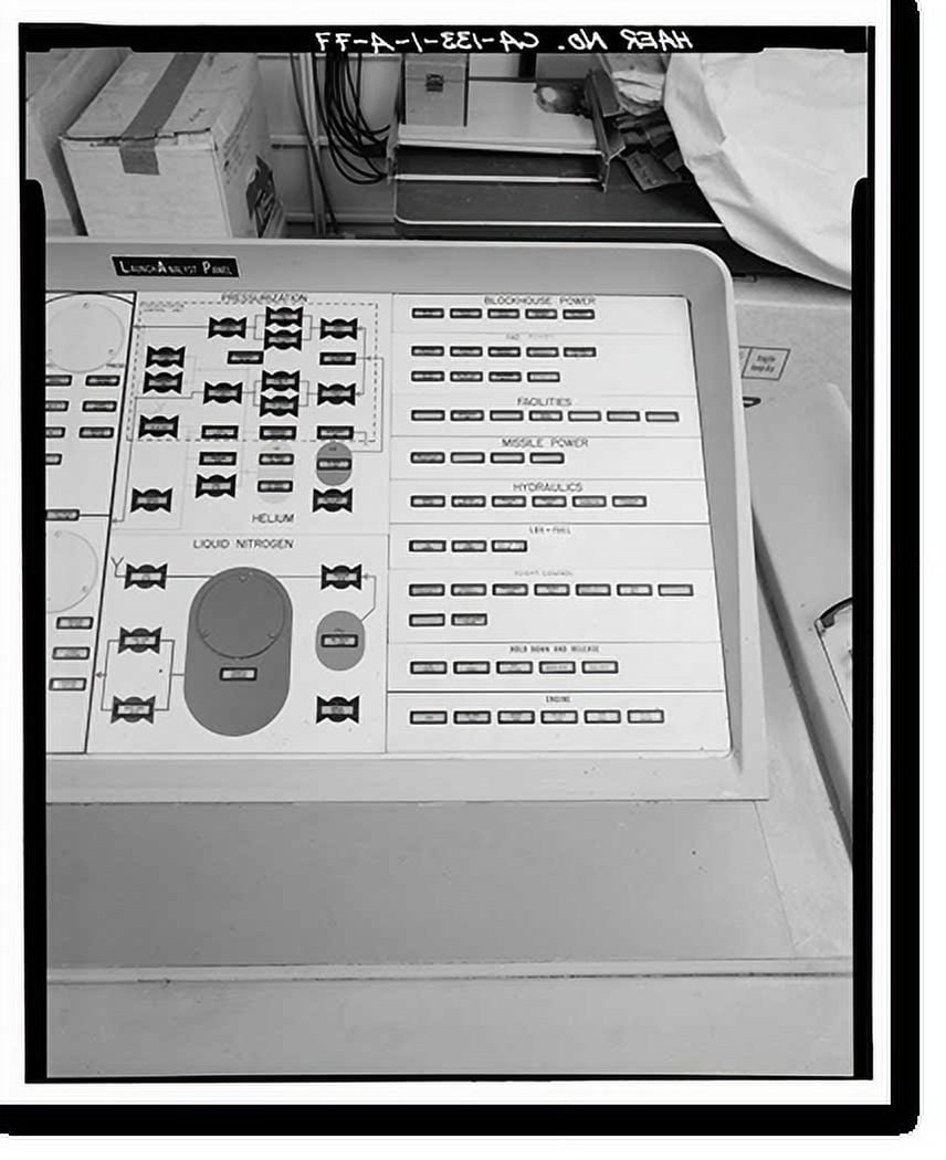 Historic Print, Vandenberg Air Force Base, Space Launch Complex 3 ...