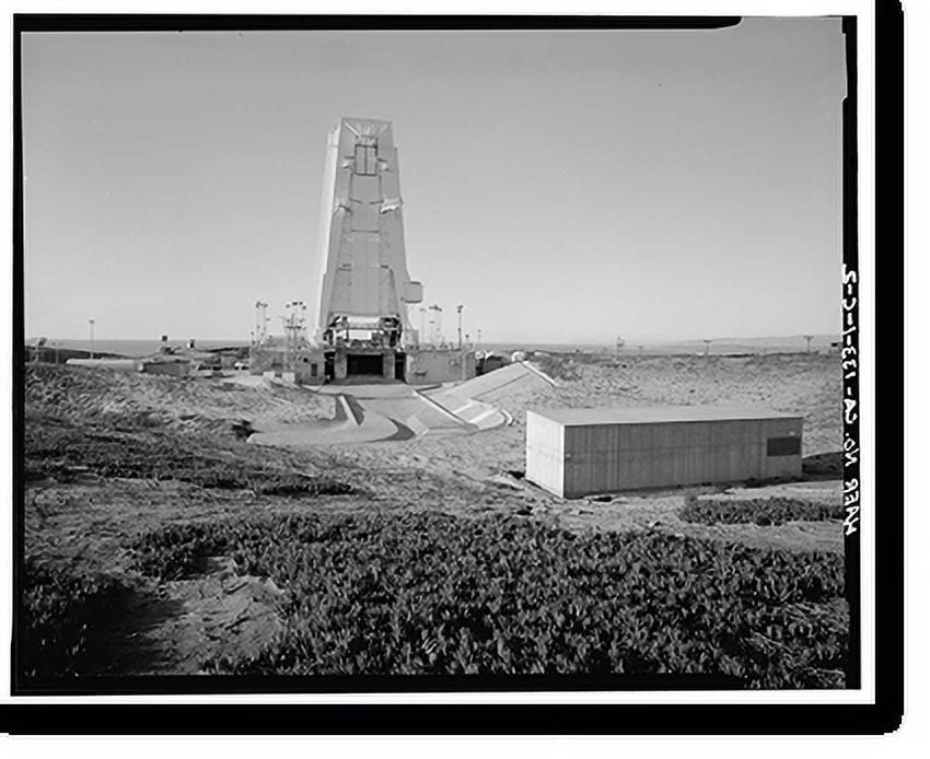 Historic Print, Vandenberg Air Force Base, Space Launch Complex 3 ...