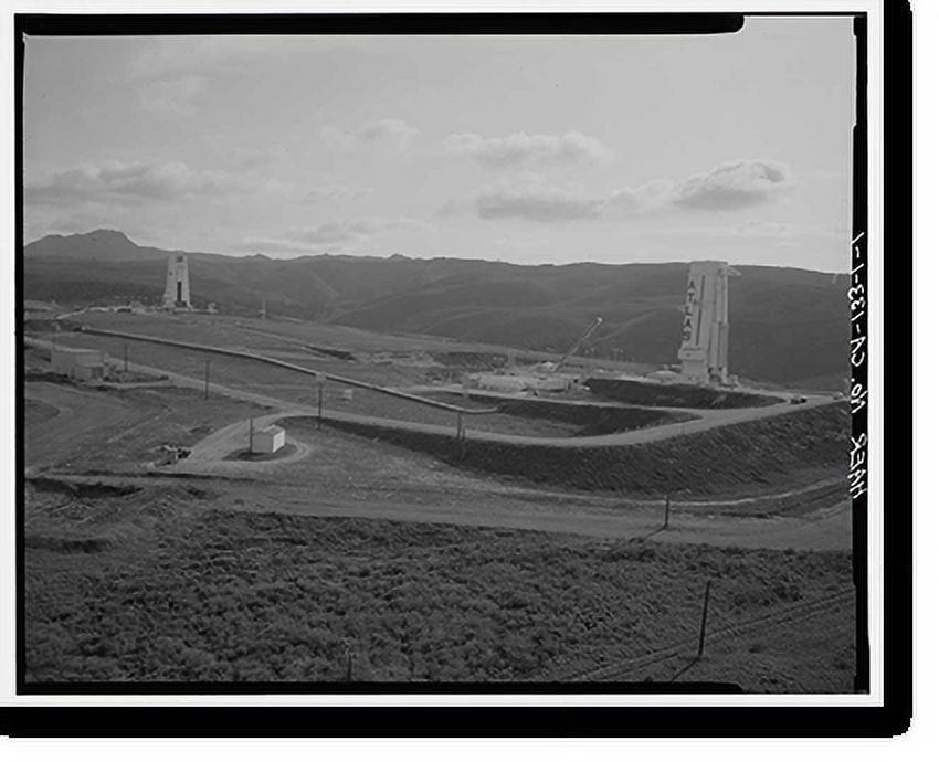 Historic Print, Vandenberg Air Force Base, Space Launch Complex 3, Napa ...
