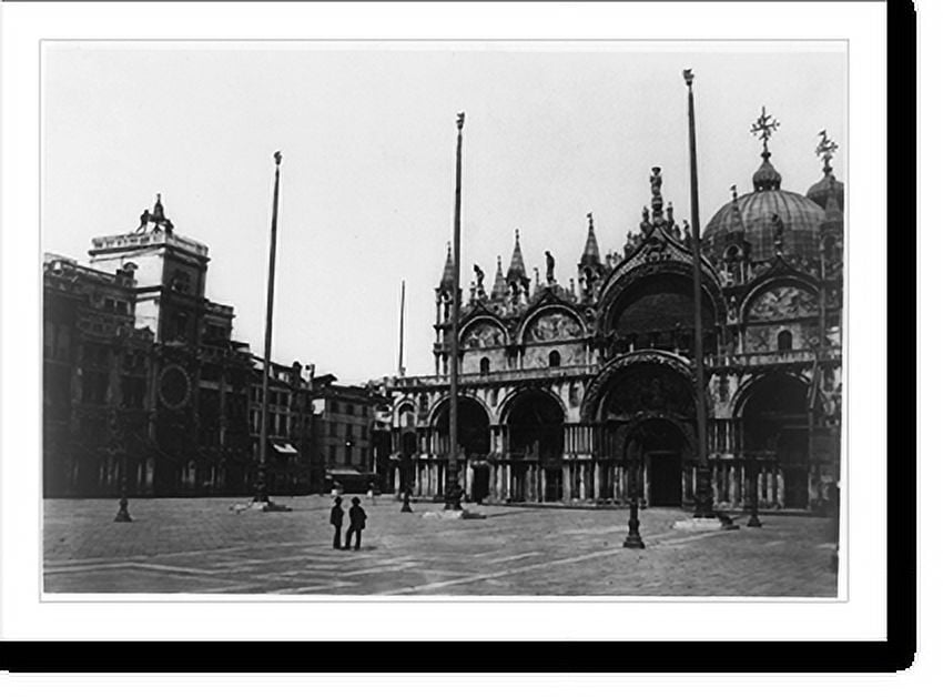 Historic Print, [Venice, Italy. The principal facade of St. Mark's ...