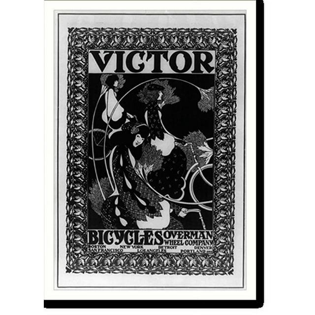Historic Print, Victor bicycles, Overman Wheel Company, Boston, New ...