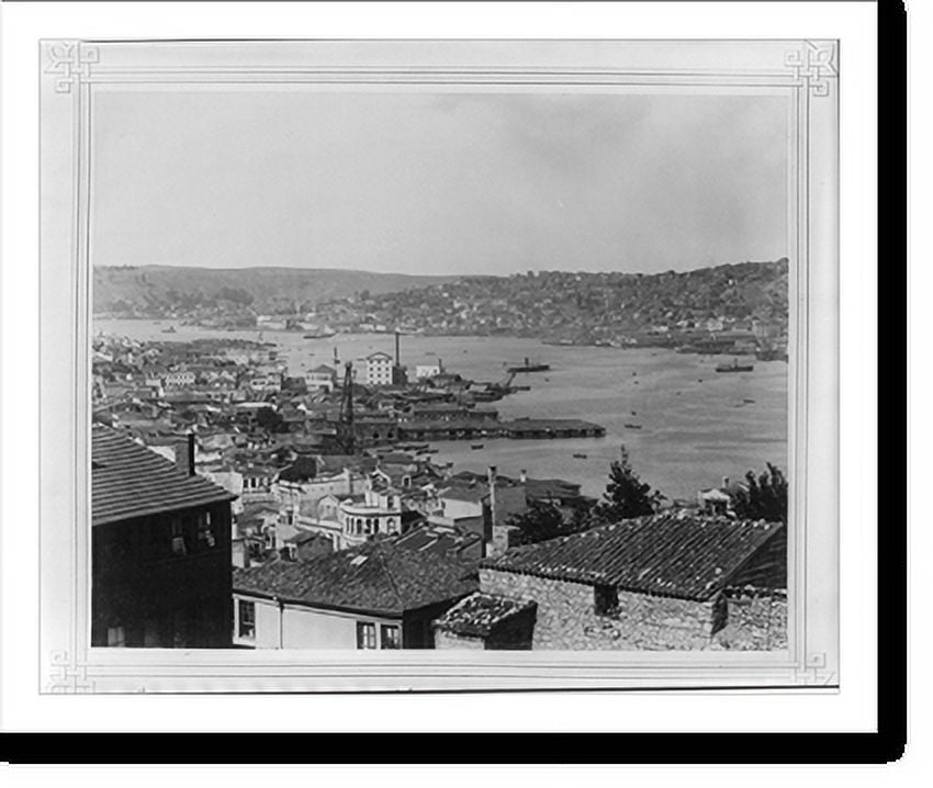 Historic Print, [View of Halicioglu and Ayvansaray seen from the Sultan ...