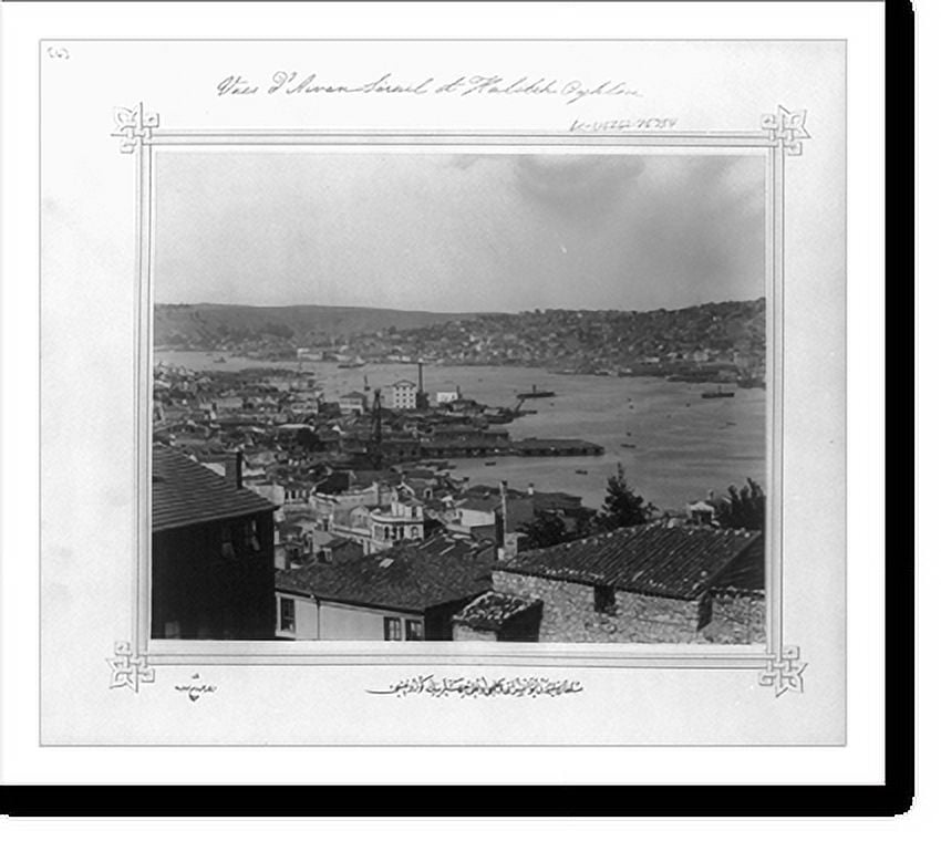 Historic Print, [View of Halicioglu and Ayvansaray seen from the Sultan ...