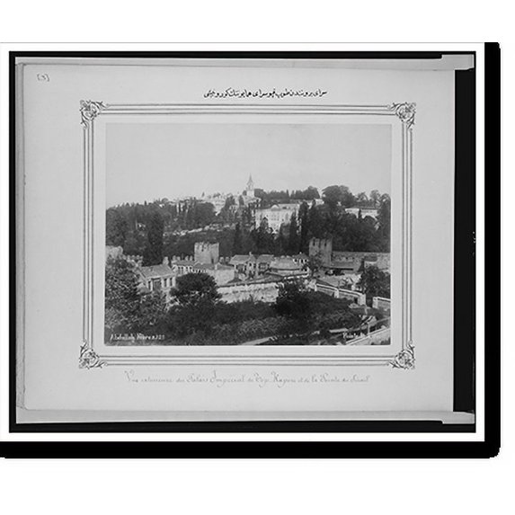 Historic Print, [View of Topkapi Sarayi (palace) from Sarayburnu ...