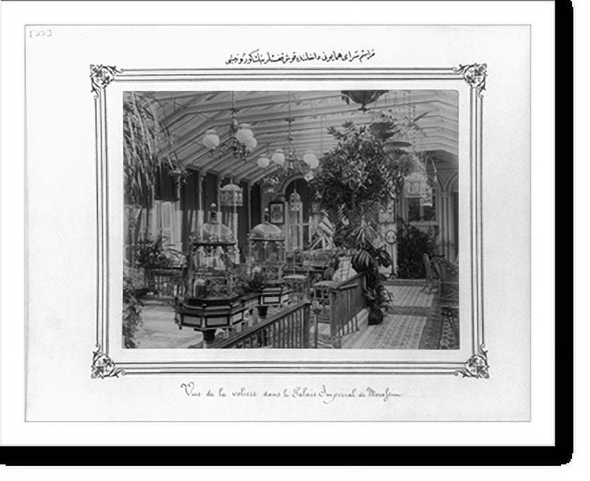 Historic Print, [View of the bird cages in the Imperial Ceremonial ...