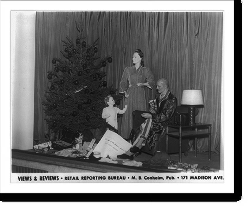 Historic Print, Views & reviews. Arnold Constable store window display ...