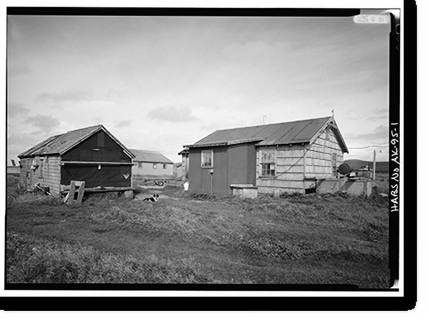 Historic Print, Village of Nikolski, Nikolski, Aleutian Islands, AK, 16 ...