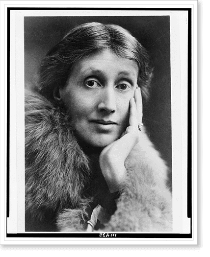 Historic Print, [Virginia Woolf, head-and-shoulders portrait, facing ...