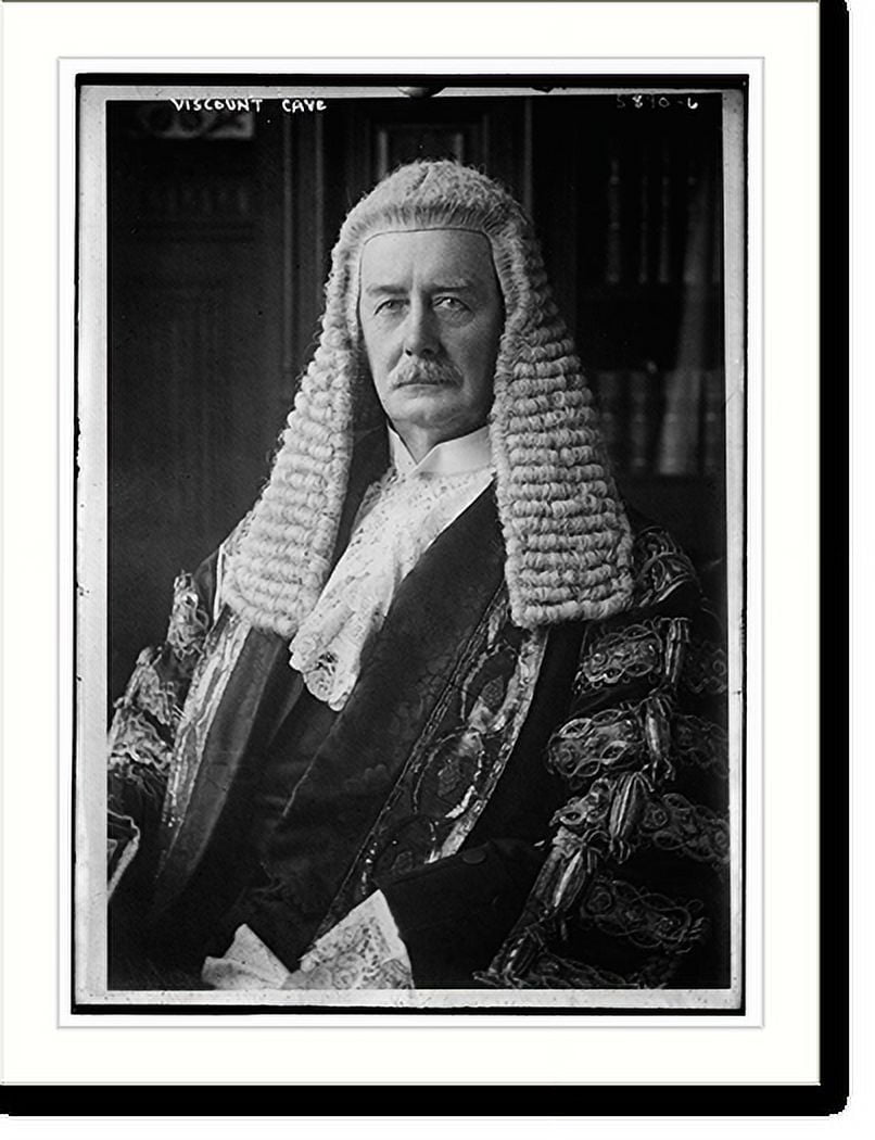 Historic Print, Viscount Cave (wearing judge's robe), 18" x 24 ...