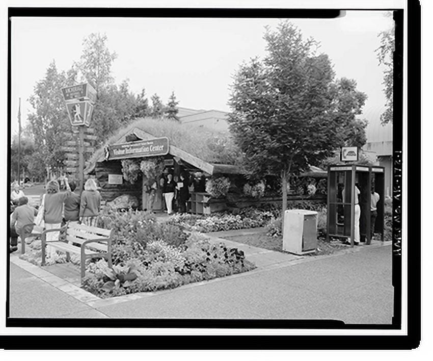 Historic Print, Visitor Information Center, Fourth Avenue & F Street ...
