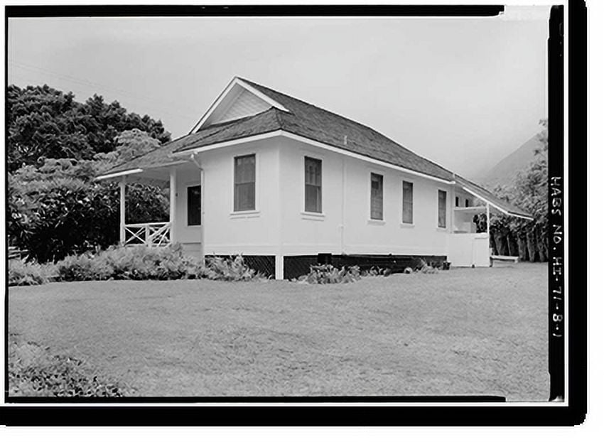Historic Print, Visitor Quarters, Building No. 277, Moloka'i Island ...