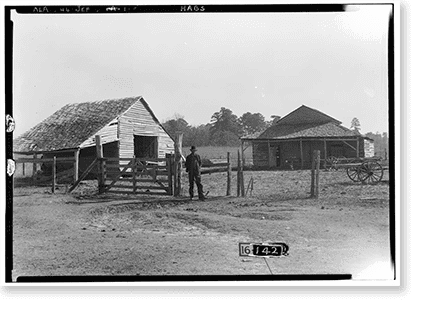 Historic Print, W. G. Allen House, State Highway 28, Jefferson, Marengo ...