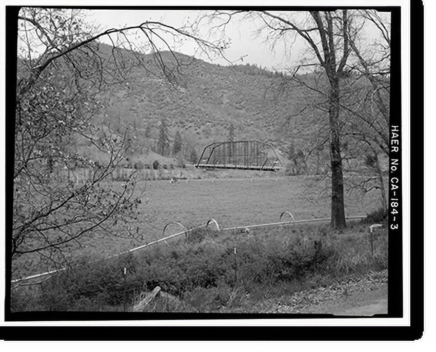 Historic Print, Walker Bridge, Spanning Klamath River in Klamath National Forest, Klamath River ...