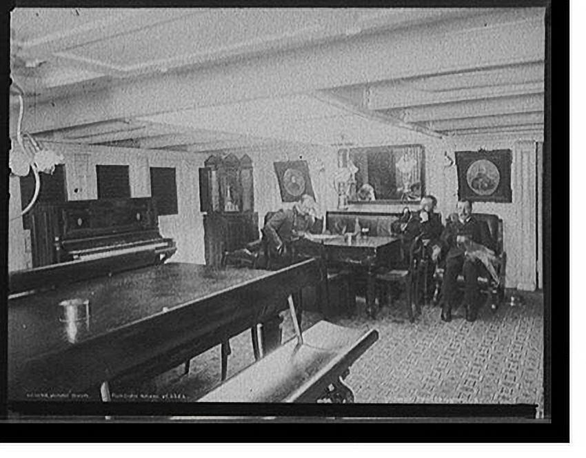 Historic Print, Ward room, Russian naval vessel, 18" x 24" - Walmart.com