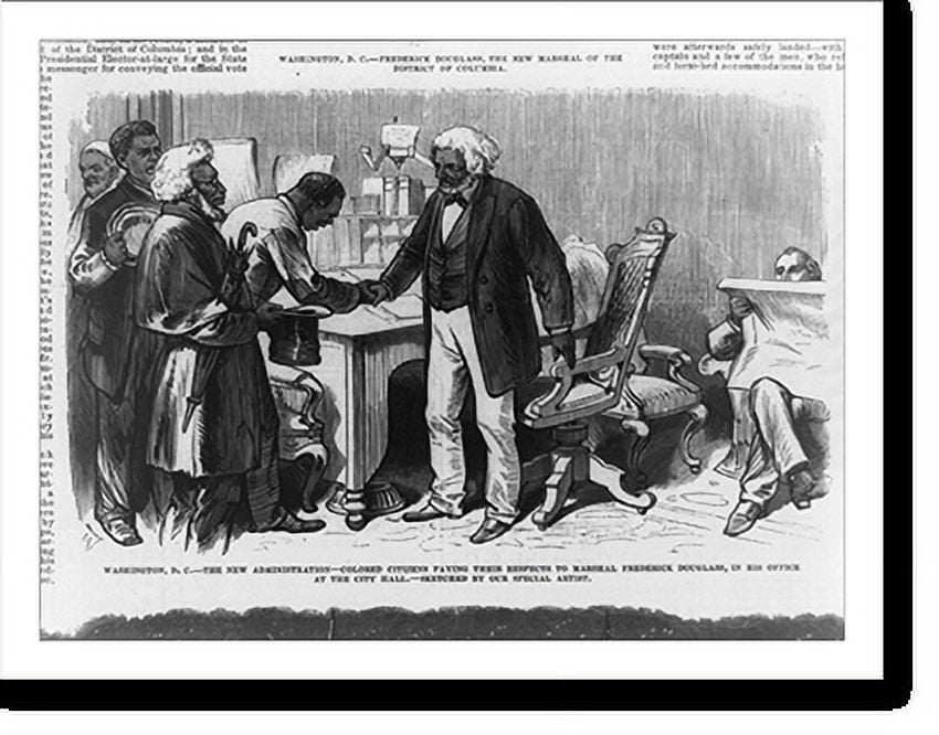 Historic Print, Washington, D.C.. the new administration. colored ...