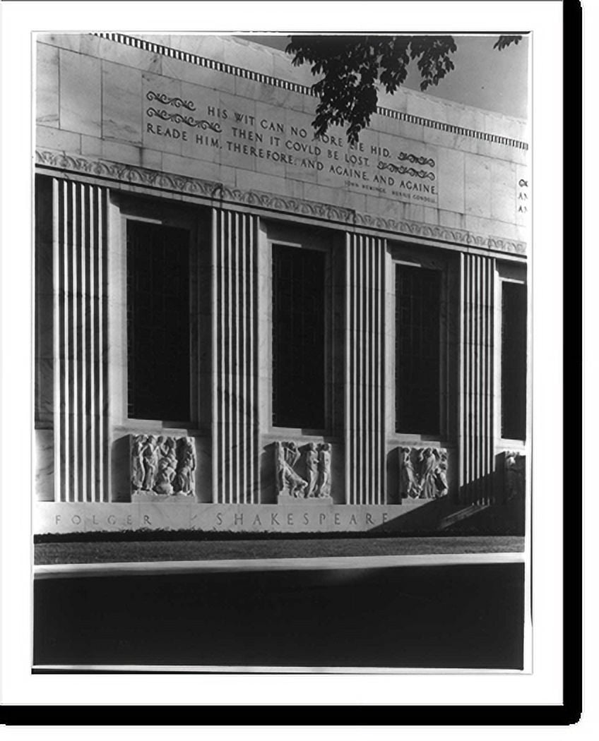 Historic Print, [Washington, DC. Folger Shakespeare Library. 1932 ...