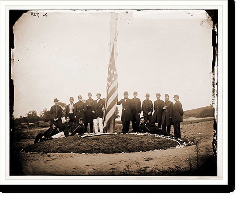 Historic Print, Washington District of Columbia. Group of Signal Corps ...
